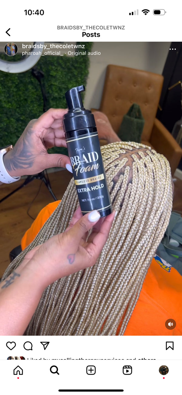 Braid Foam – Tiara’s Crown Collection